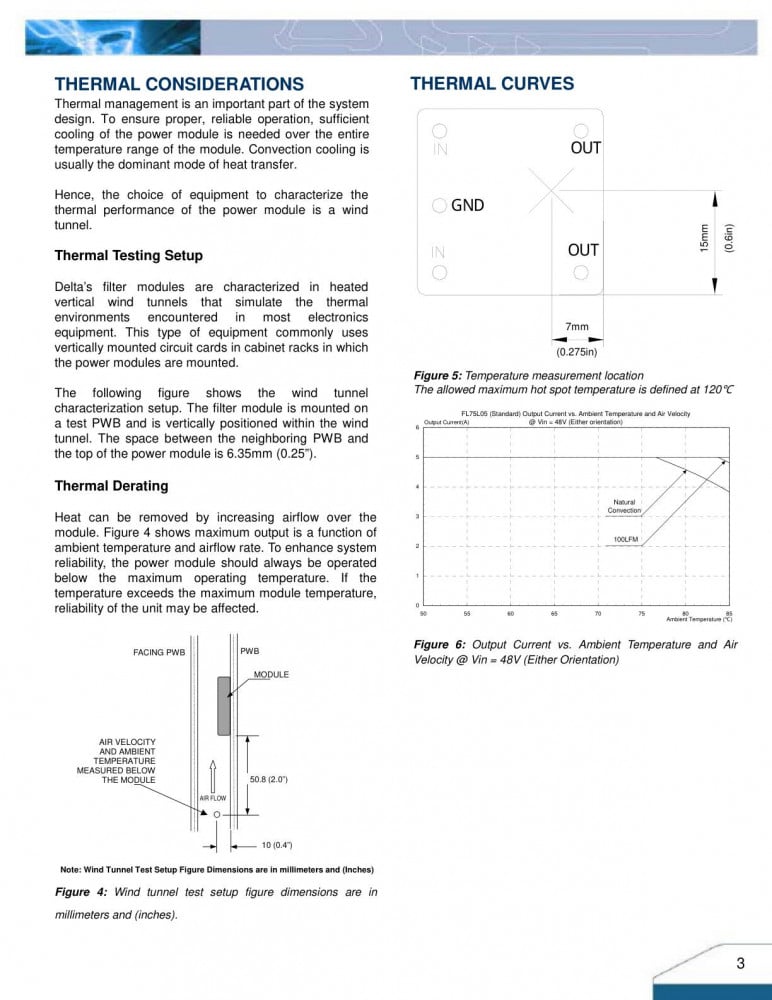 DELTA FL75L05 A datasheet page 3