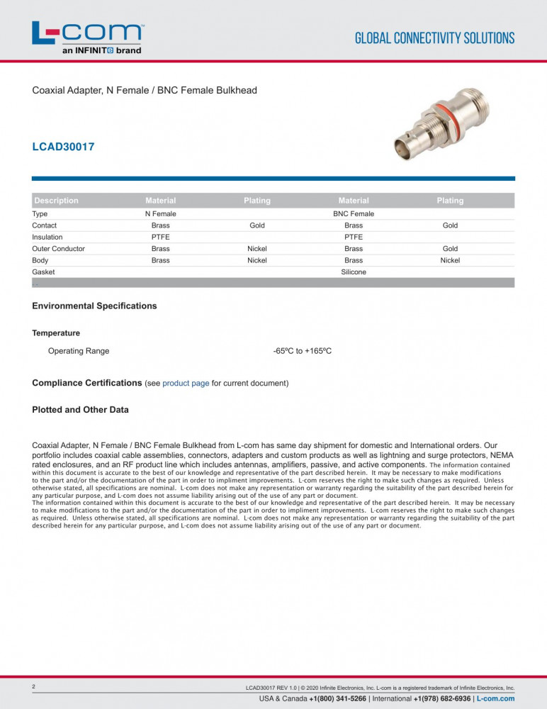 LCAD30017 datasheet page 2