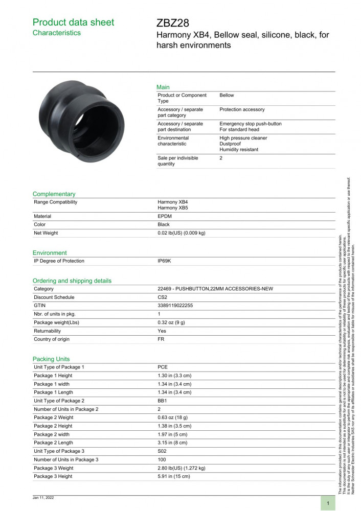 ZBZ28 technical document page 1