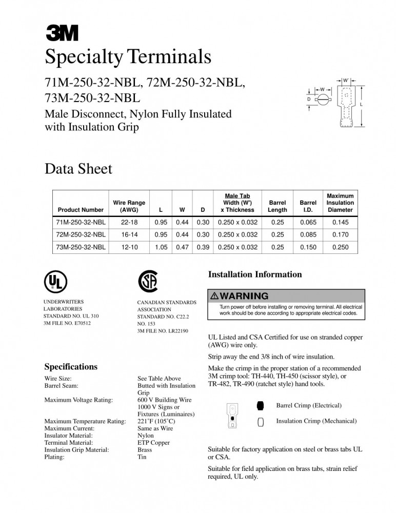 3M 94810 technical document image 1