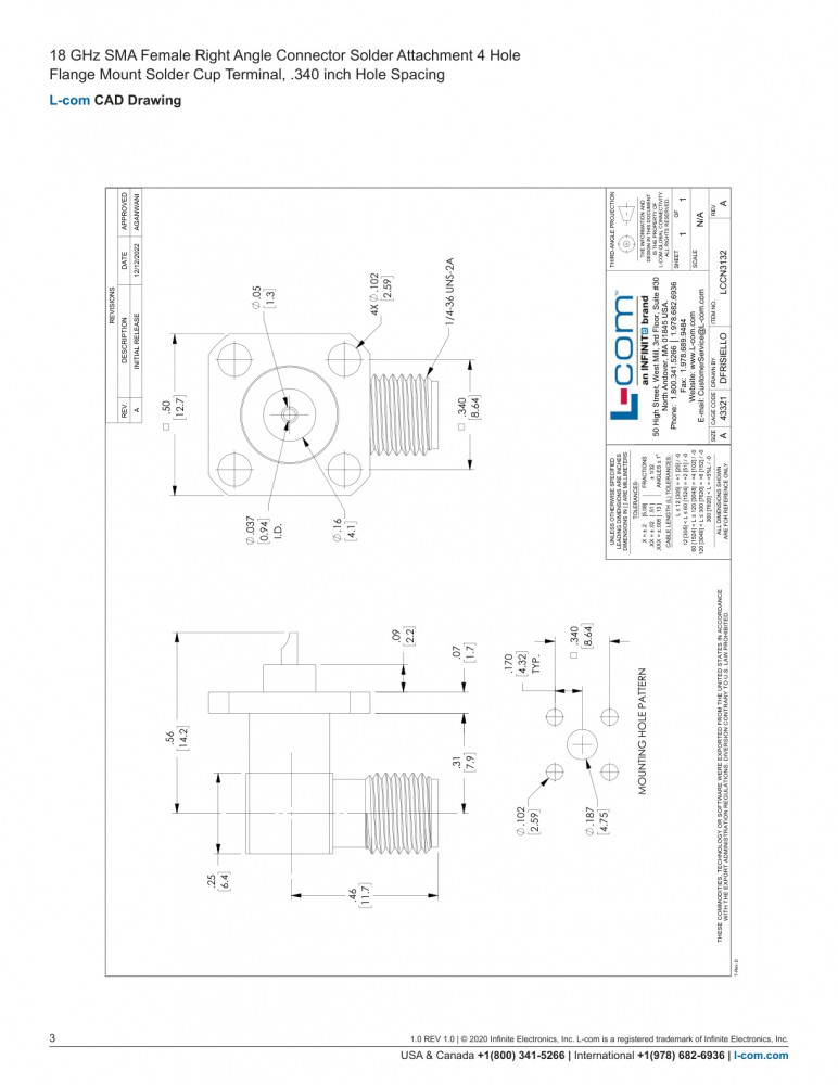 L-com LCCN3132 datasheet page 3
