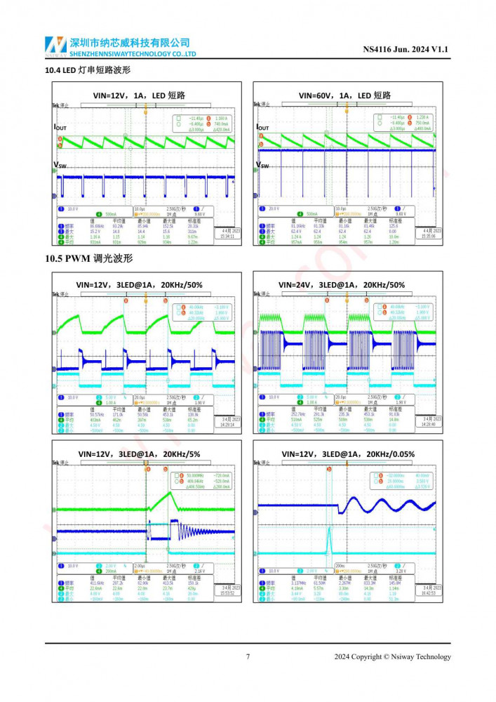NS4116 datasheet page 7