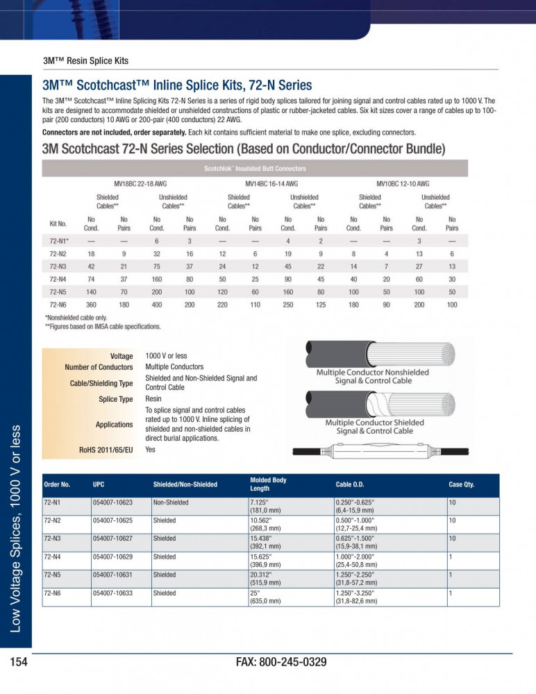 3M 72-N6 technical document page 8