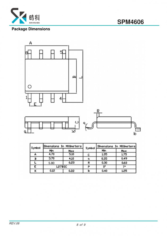 SPM4606 datasheet page 8