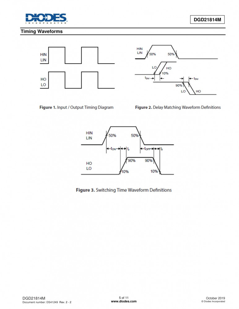DGD21814M datasheet page 5