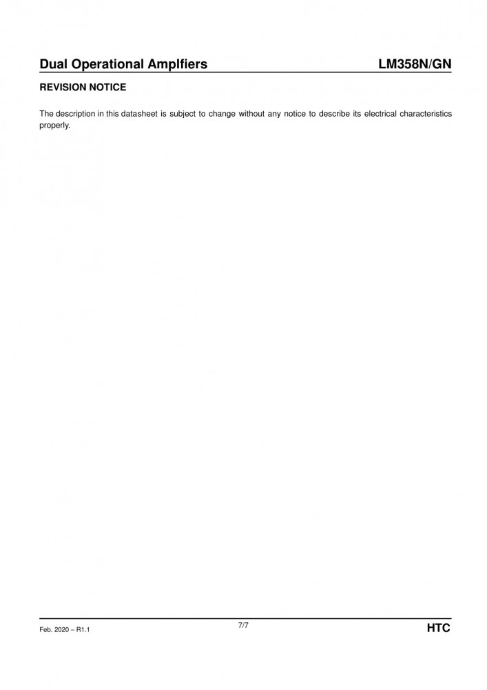 LM358GN datasheet page 7