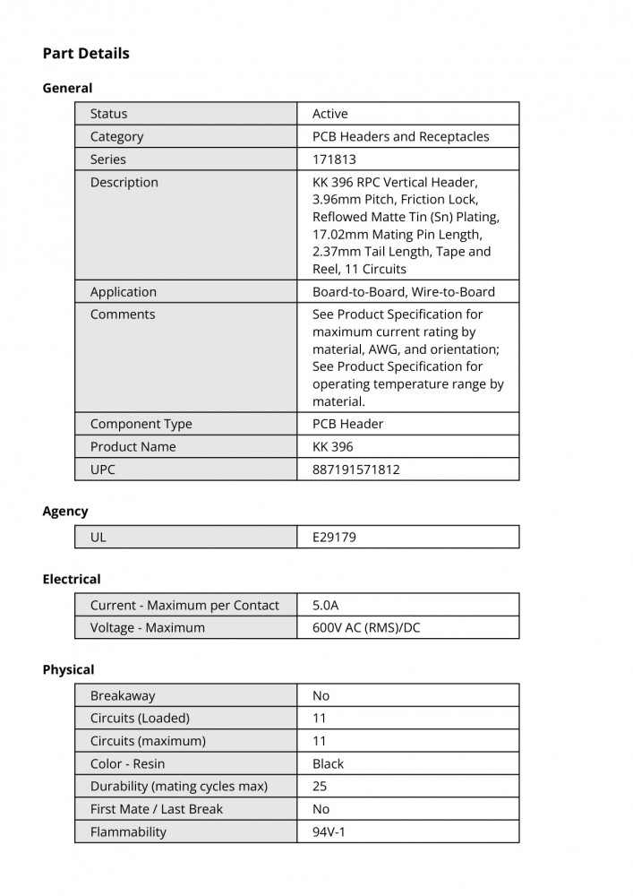 MOLEX 1718133011 document page 2