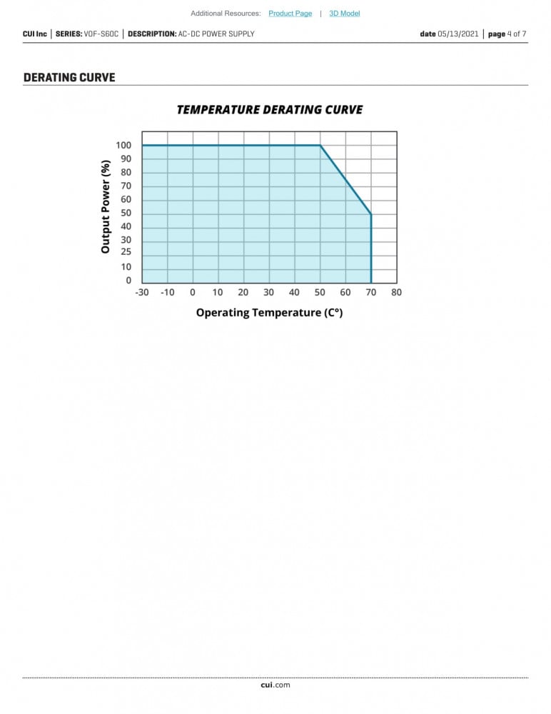 CUI VOF-S60C datasheet page 4