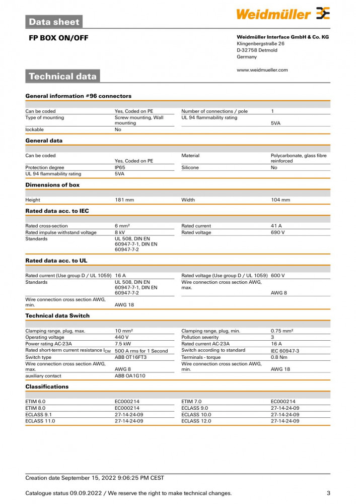 FP BOX ON/OFF technical document page 3
