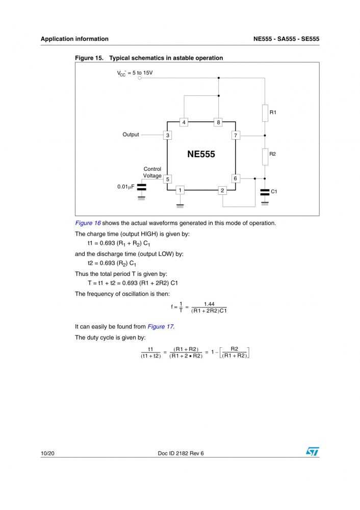 NE555N datasheet page 10