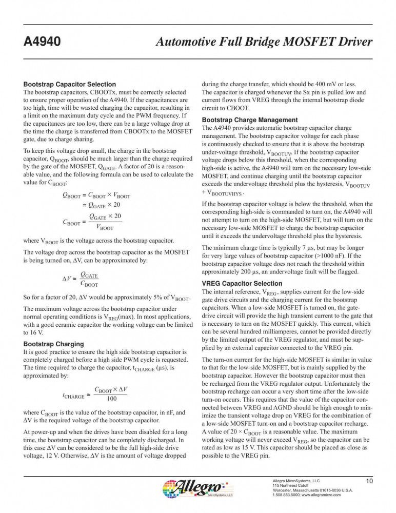 A4940 datasheet page 10