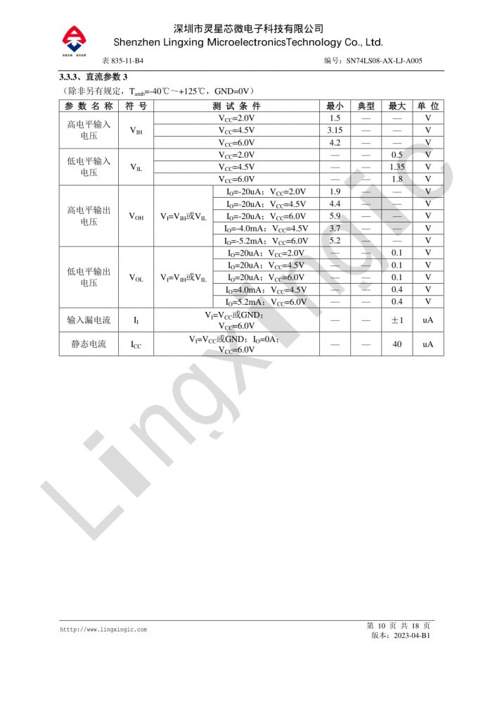 SN74LS08(LX) datasheet page 10