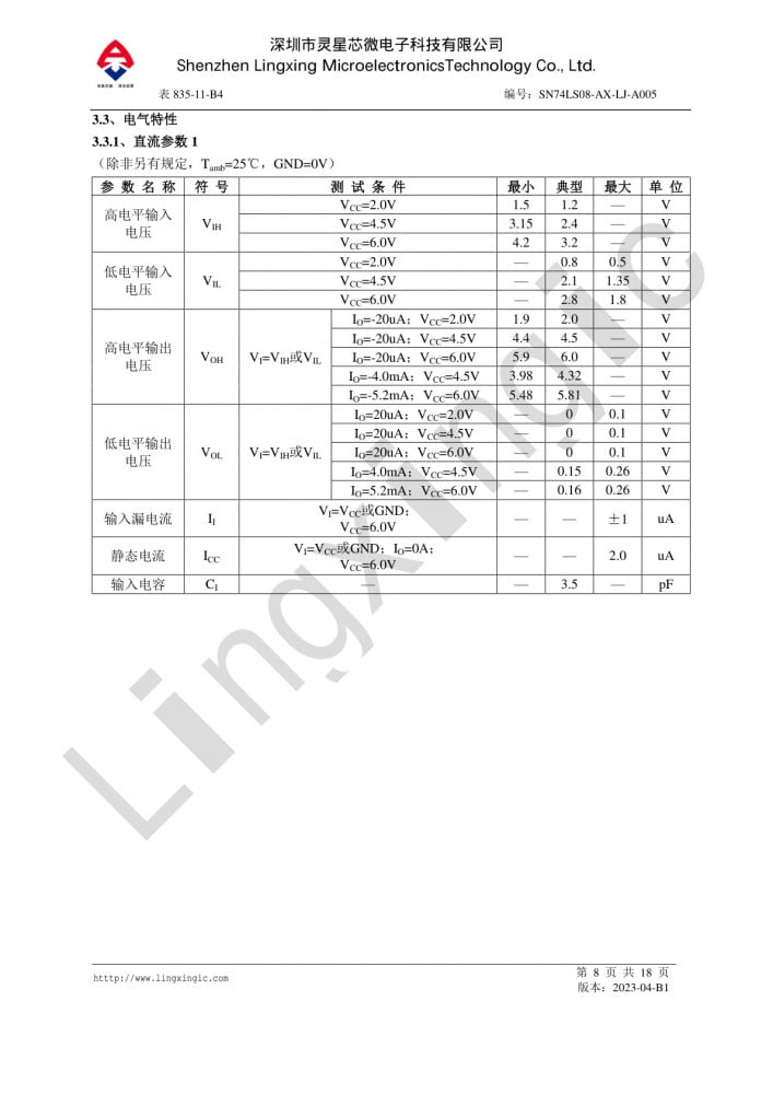 SN74LS08(LX) datasheet page 8