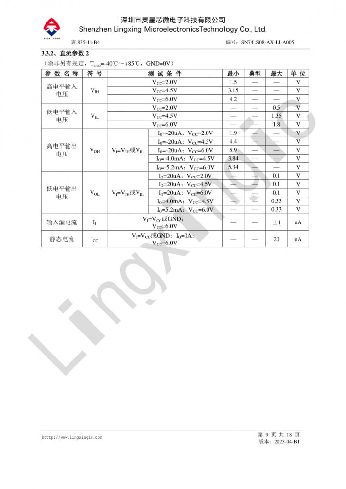 SN74LS08(LX) datasheet page 9