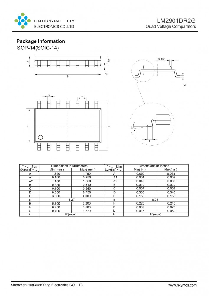LM2901DR2G-HXY datasheet page 6