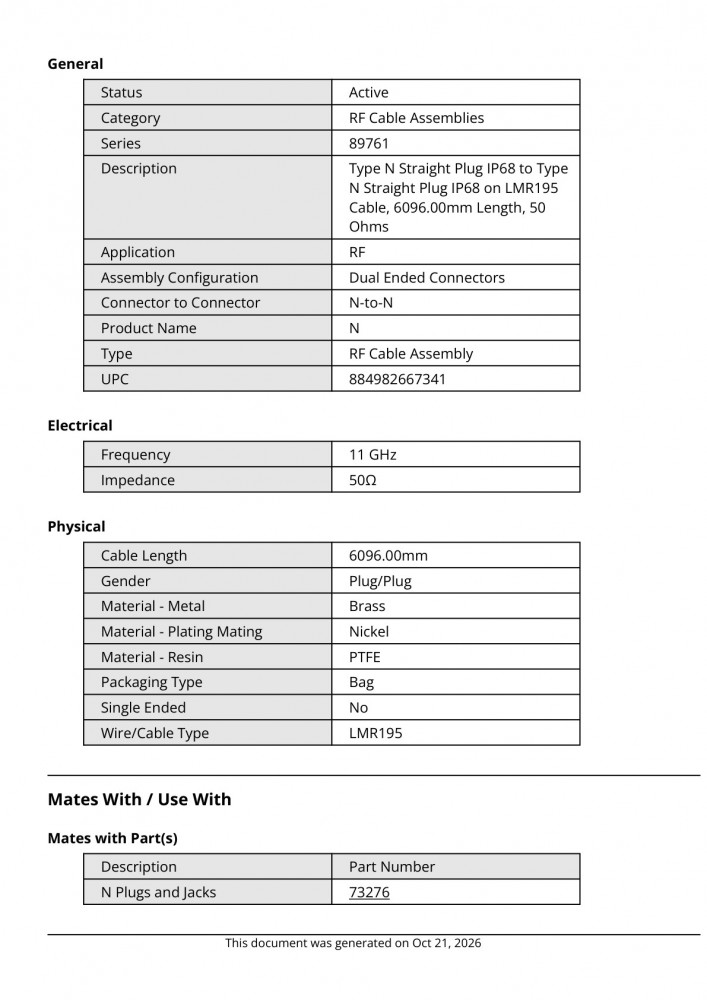 MOLEX 897619010 drawing preview, page 2