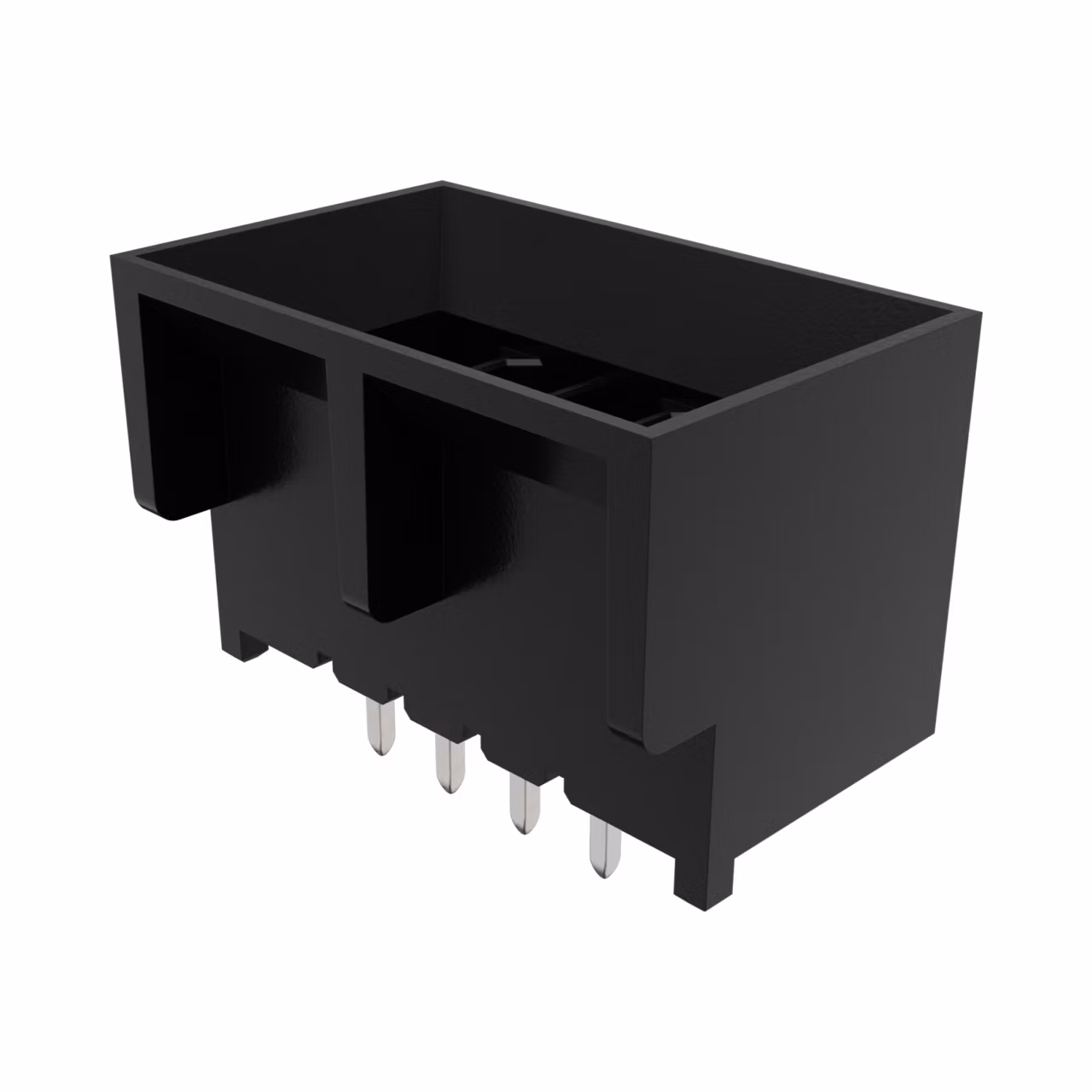 Micro-Fit BMI Header, Surface Mount Compatible, Dual Row, Vertical, with PCB Polarizing Peg, 8 Circuits, 0.76µm Gold (Au) Plating,  Straight Tails for sale