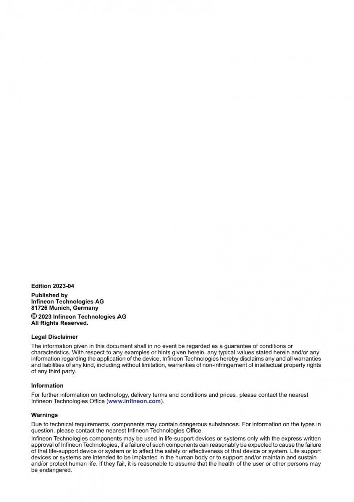 XMC4500 datasheet page 2