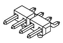 2.00mm Pitch Milli-Grid Breakaway Header, Surface Mount, Single Row, Parallel, with Peg, without Pick-and-Place Polyimide Tape, Tape on Reel Packaging, Mating Pin Length 6.00mm , 2 Circuits, Lead-Free for sale