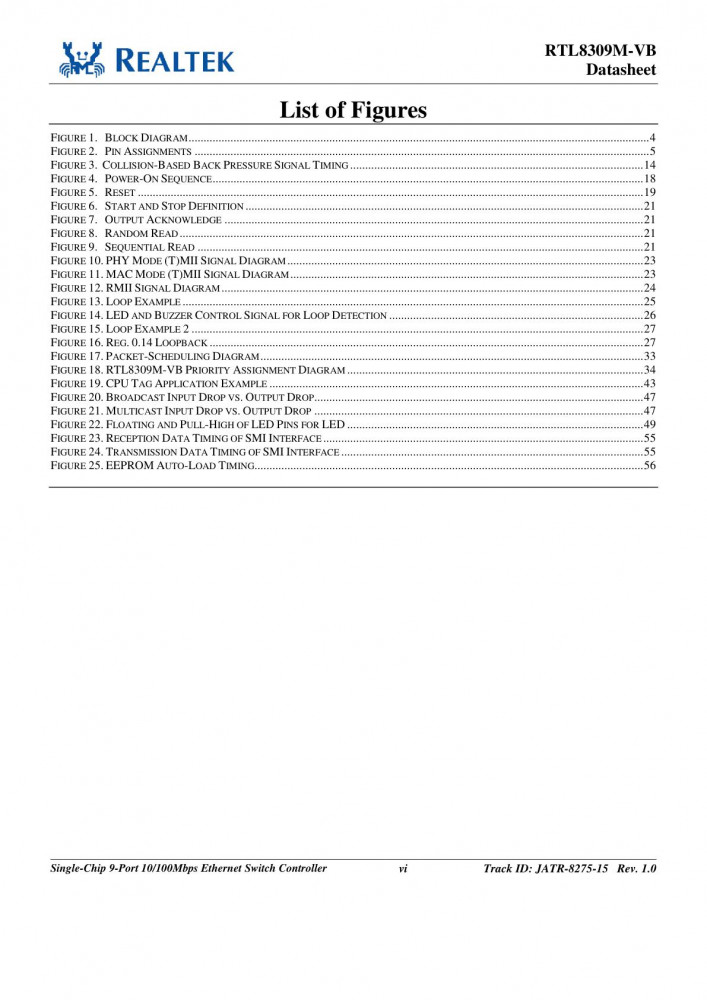 RTL8309M-VB-CG datasheet page 6