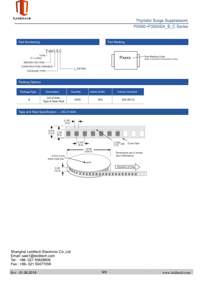 P0300SC datasheet page 9