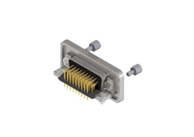 IP67 D-SUB High Density Solid Body • 26-pos. • Plug • Solder pin angled .362