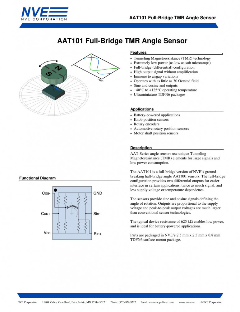 AAT101 technical document page 1