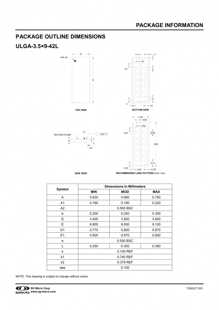 SGM7301 datasheet preview, page 5