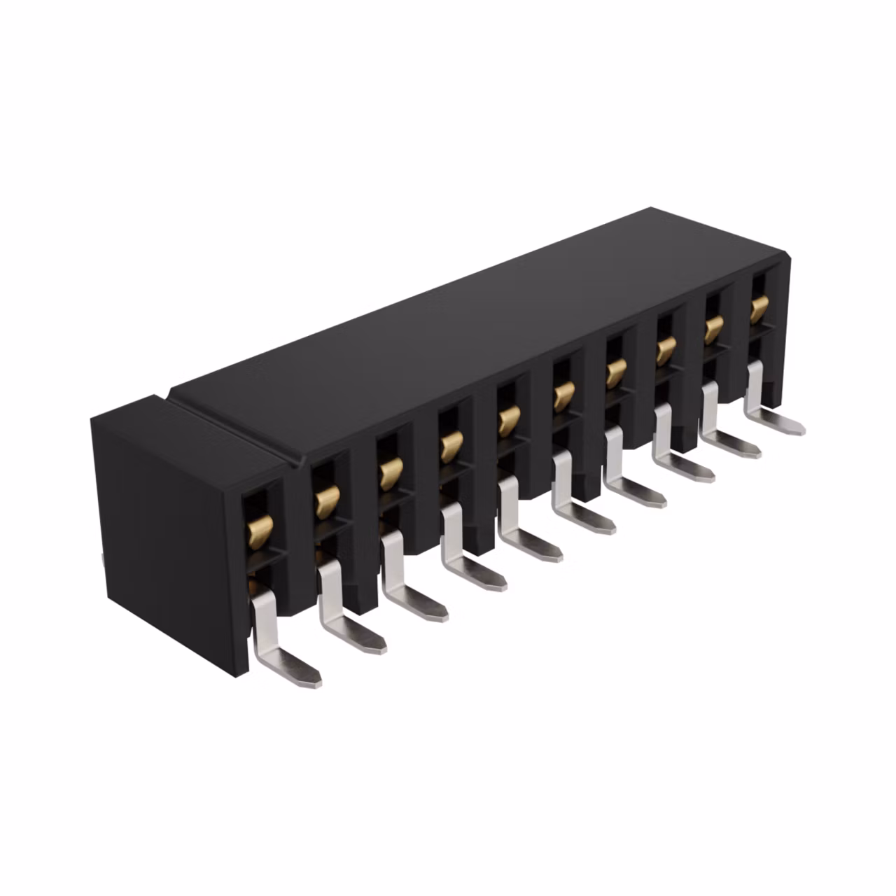 Milli-Grid Receptacle, Surface Mount, Side Entry, 0.76µm Gold (Au) Plating, 20 Circuits, Lead-Free, Tape and Reel