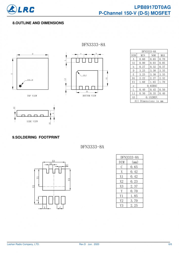 LPB8917DT0AG datasheet page 6
