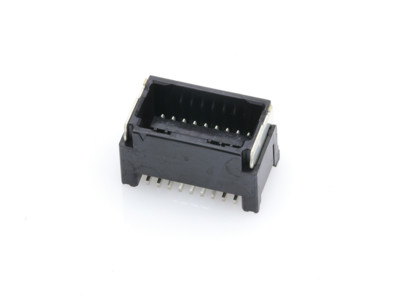 1.25mm Pitch, Micro-Lock Plus PCB Header, Dual Row, Vertical, Surface Mount, 0.38µm Gold Plating, Positive Lock, 10 Circuits, Black