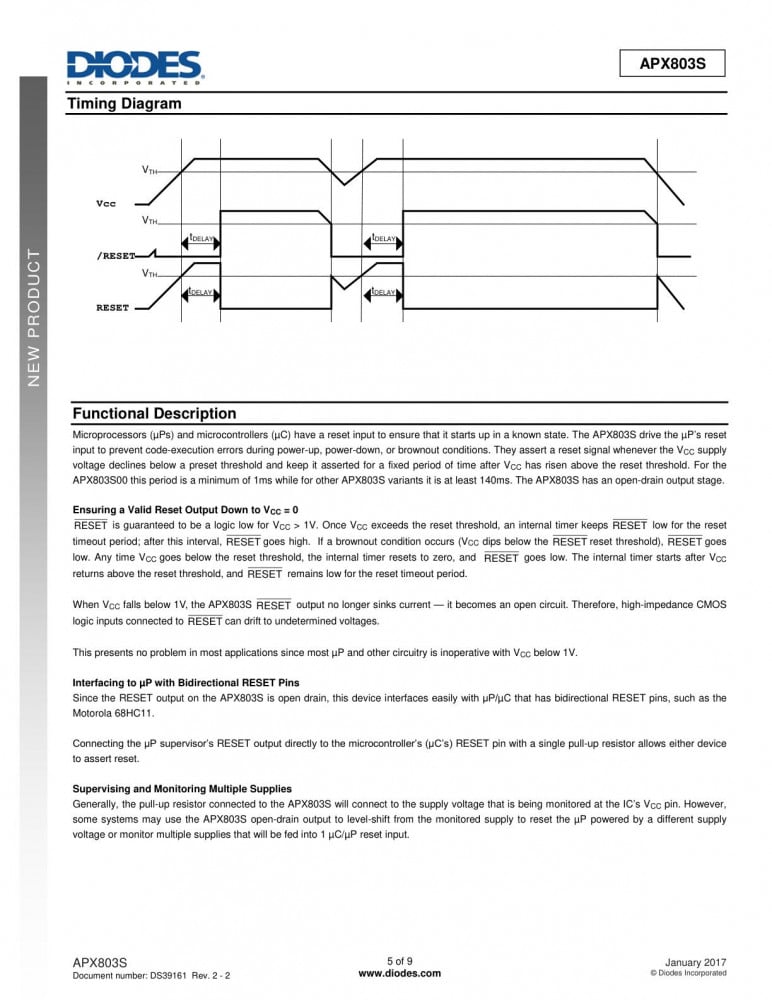 APX803S datasheet page 5