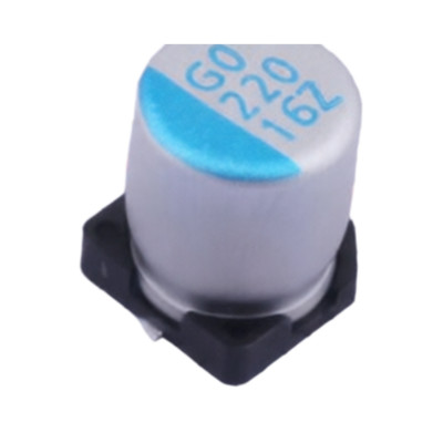 Lelon OVZ221M1CTR-1008 Aluminum-Polymer Capacitor