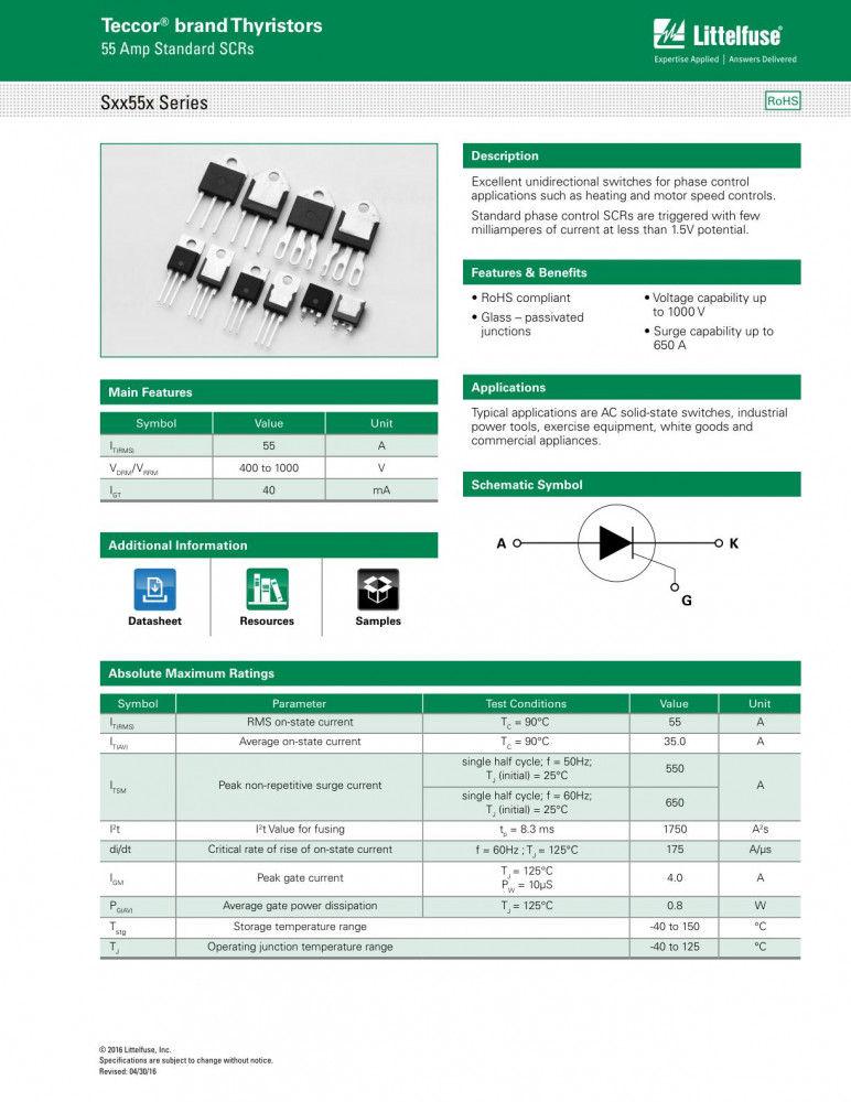 S8055RTP datasheet page 1
