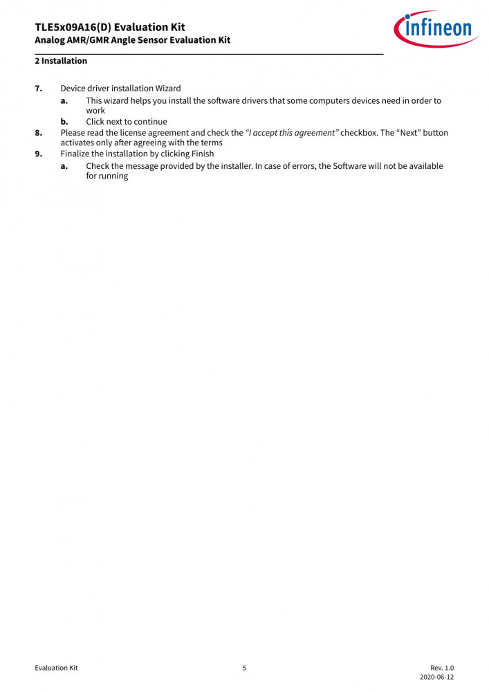 Evaluation kit document page 5