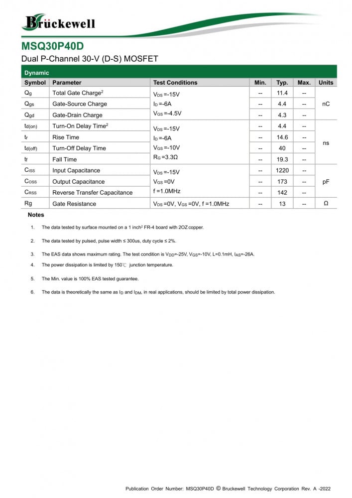 MSQ30P40D datasheet page 4