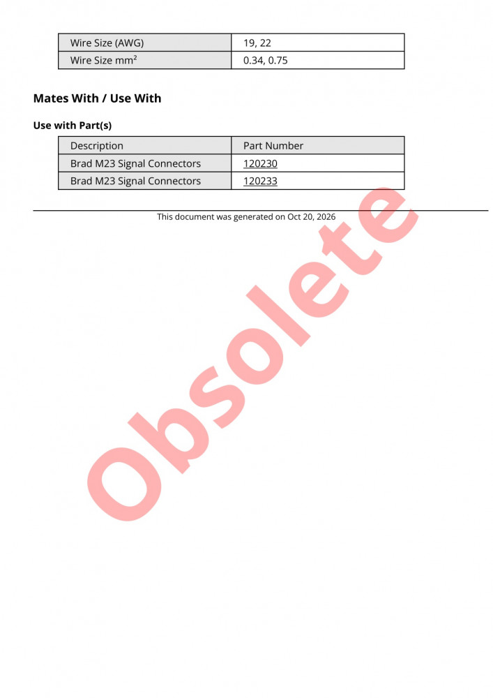 Product document image 3 for MOLEX 1552209019