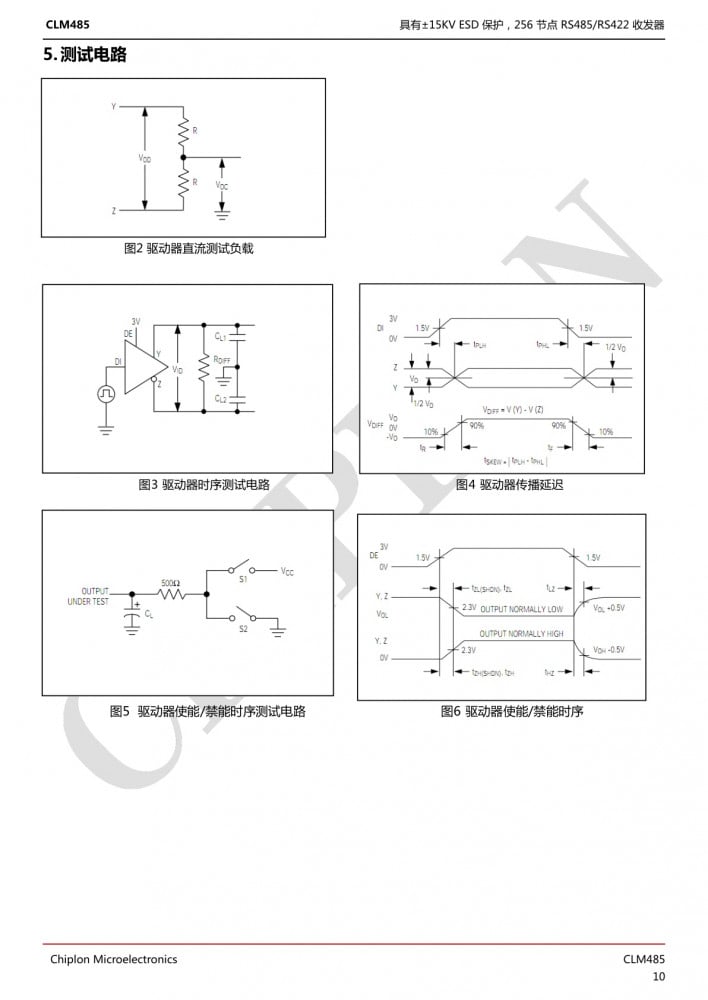 CLM485 datasheet page 10
