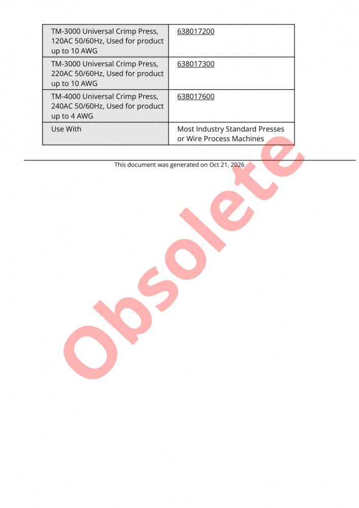 Tooling document preview, page 3