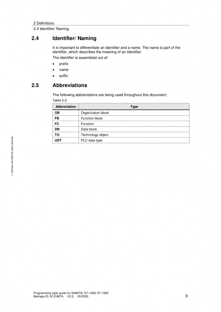 SIEMENS MT0100Z2 document page 9