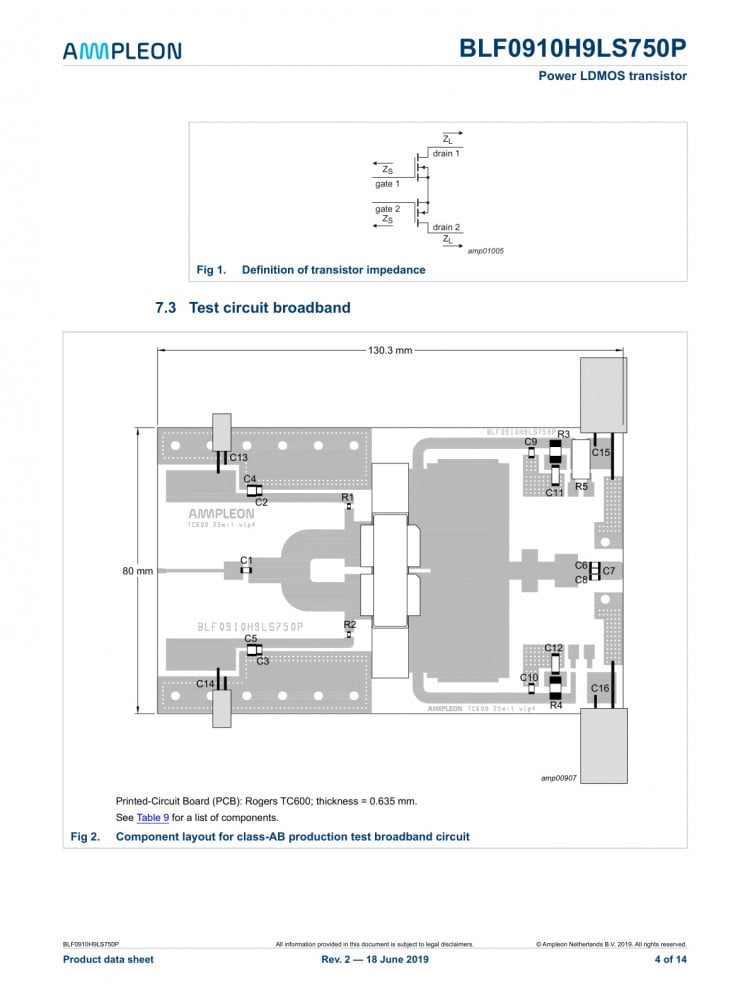 BLF0910H9LS750PU datasheet page 4