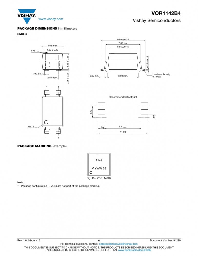 VOR1142B4T datasheet page 6