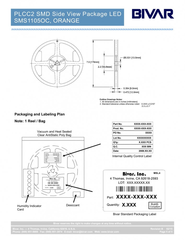 SMS1105OC datasheet page 5