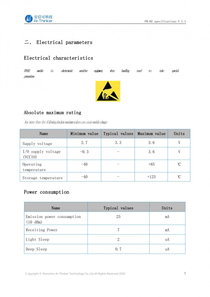 PB-02 specification page 7