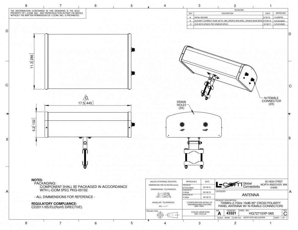 HG72710XP-065 technical document page