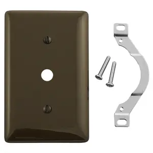 Wallplates, Nylon, 1-Gang, .406