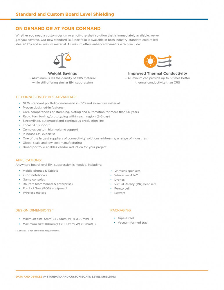 TE Connectivity BLS document page 2