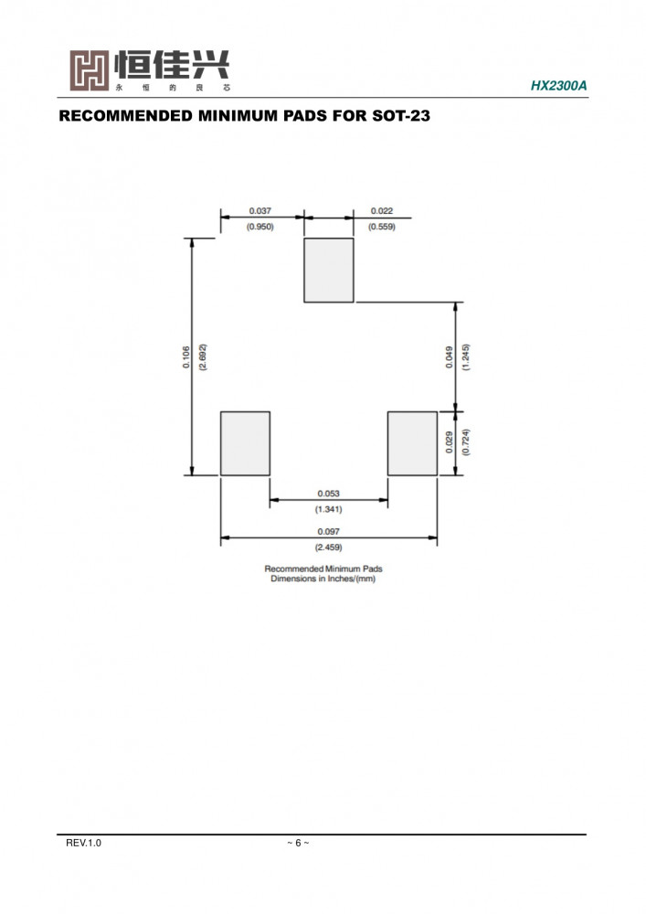 HX2300A datasheet page 6