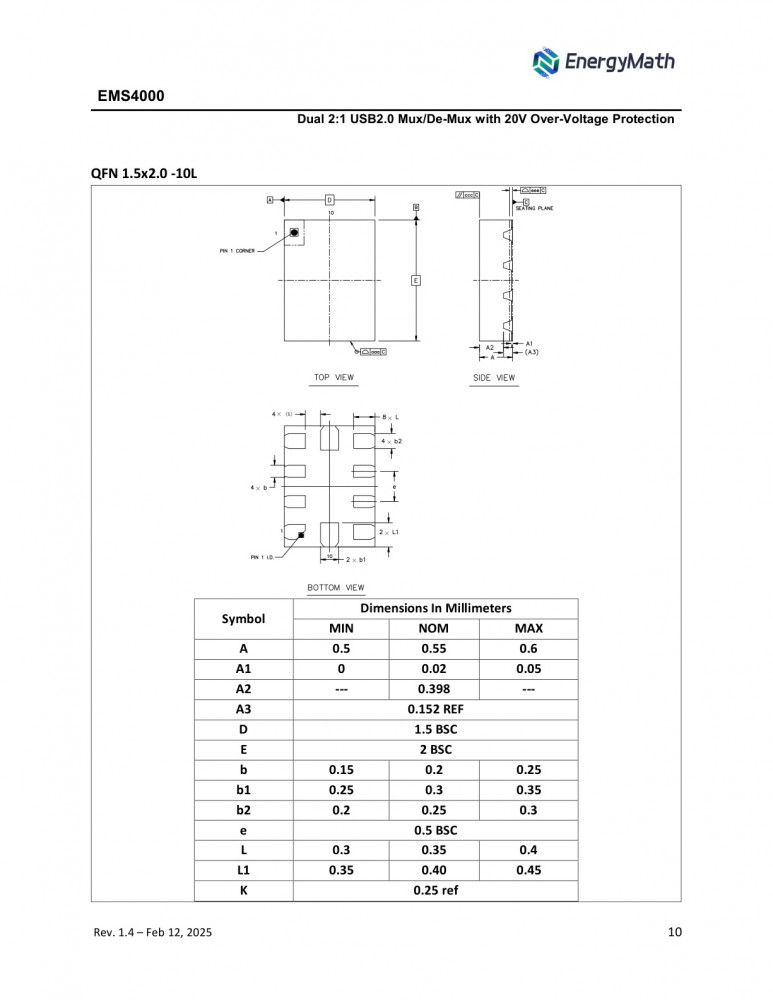 EMS4000RSE datasheet page 10