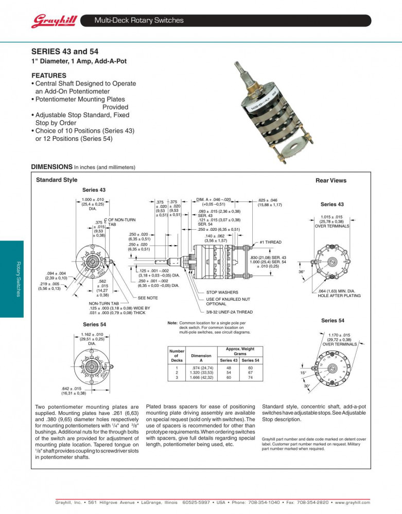 Grayhill catalogue page 6